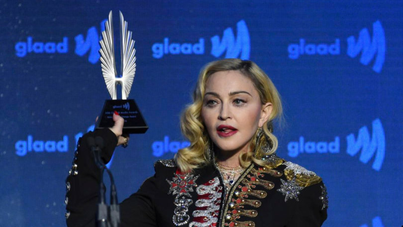 Madonna Gives Emotional Speech Honouring AIDS Victims At GLAAD Awards