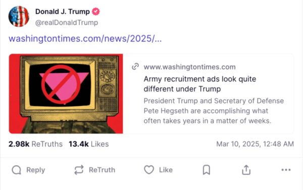 Donald Trump Shares Anti-LGBTQ+ ‘Pink Triangle’ Symbol with Nazi-Era ...